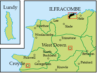 A Map of Ilfracombe and Lundy in 1840 – Martin Ebdon Maps